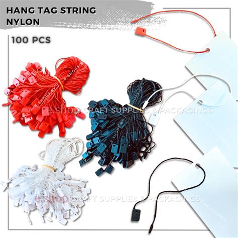 [100 Pcs] Hang Tag String For Clothes Products Labeling Pricing