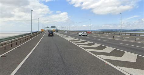 Live M4 Traffic Chaos After Fire On Prince Of Wales Bridge Bristol Live