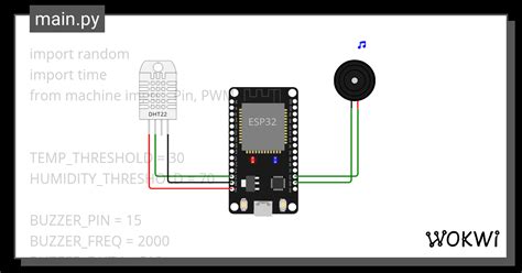Temperature And Humidity Wokwi Esp32 Stm32 Arduino Simulator