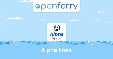 Alpha Lines Alphaclub Openferry