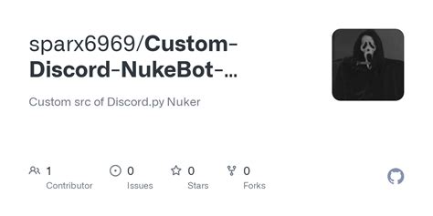 github sparx6969 custom discord nukebot template custom src of