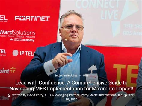 Lead With Confidence A Guide To Mes Implementation For Maximum Impact