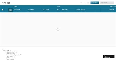 CUBS React Virtualized Resizable Sortable Filterable Table Forked