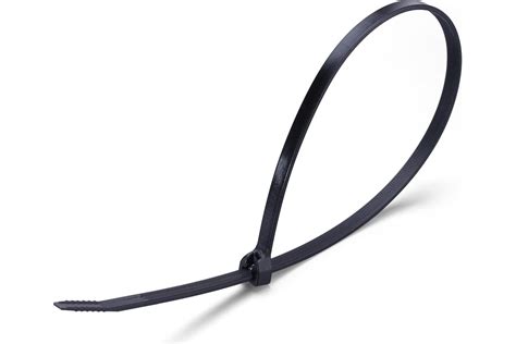 Нейлоновые стяжки с металлическим зубом FORTISFLEX КСЗ 5x300 черный 100 ...