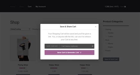 Save And Share Cart For Woocommerce Wp Solver