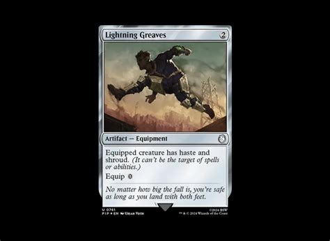 Lightning Greaves U Foil Pip 0761 En Fallout Snkrdunk
