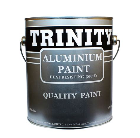 Bright Aluminum Paint 1 Gallon [Trinity] | AMCOL Hardware