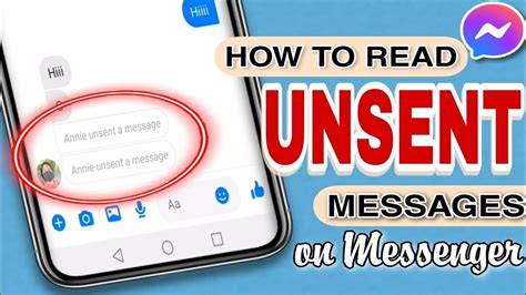 How To Read Unsent Message On Messenger YouTube
