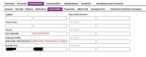 Deleting Free Fields For A Specific Employee Ifs Community