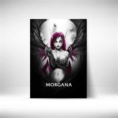 Morgana League Of Legends Blackthorn Morgana League Of Legends Poster