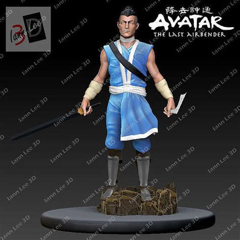 Avatar Aang The Last Airbender Sokka Fan Art 3d Model 3d Printable Cgtrader