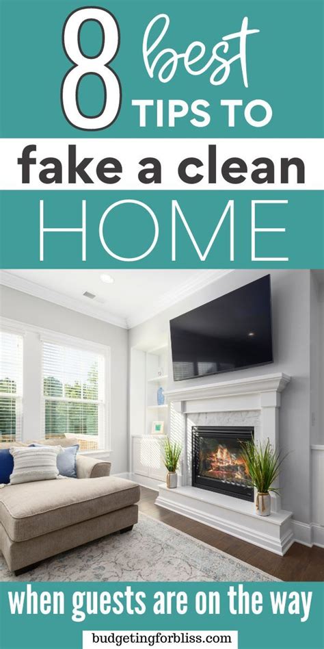 8 Quick Tips To Fake A Clean House Budgeting For Bliss Clean House