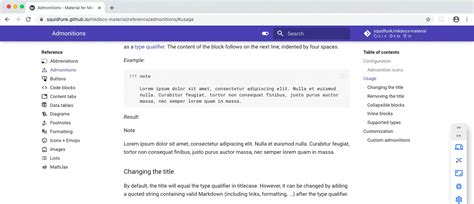 Browser Compatibility Issue Squidfunk Mkdocs Material GitHub