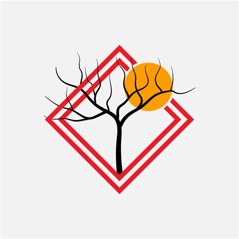 Branch Tree Logo Vector Vector Art At Vecteezy