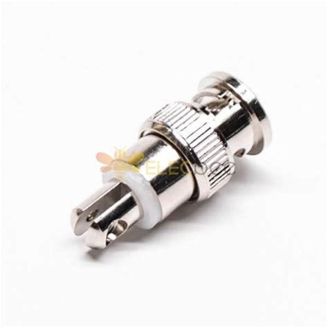 Elecbee Male BNC Connector RF Straight Connector Plug Locking Wire