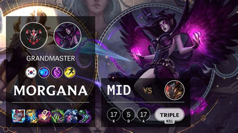 Morgana Mid Vs Twisted Fate Kr Grandmaster Patch 118 Youtube