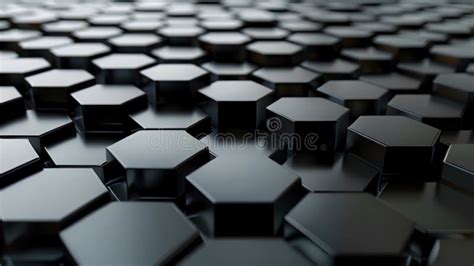 A Mesmerizing Pattern Of Interlocking Hexagons Appearing To Float Above Each Other Stock Video