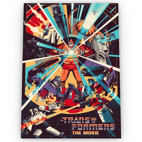 Official Transformers The Movie 1986 Limited Edition Posters By