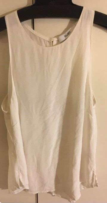 Ruby Ruby Silk Singlet On Designer Wardrobe