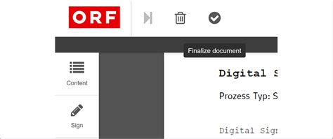 Advanced Signature On Signature Sheet Der ORF At
