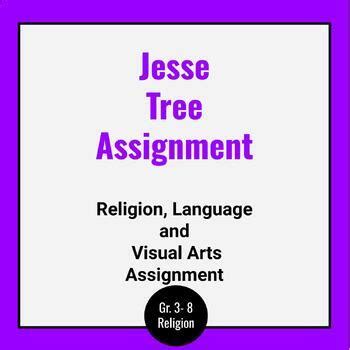 Jesse Tree Assignment Digital Google Slides By Techsavvy Teaching Tools