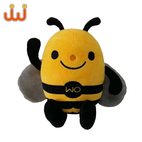 Customize Soft Plush Toys Bumble Bee Lifelike Adorable Bee Plush