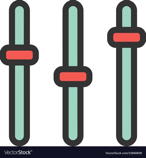 Line Chart Statistics Royalty Free Vector Image