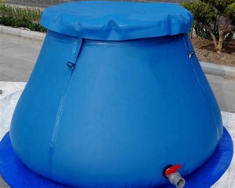 1000l 접이식 09mm Pvc 텐포린 양파 탱크 관개용 물 보관 탱크