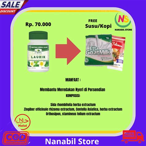 Laurik Hni Hpai Membantu Meredakan Nyeri Di Persendian Lazada
