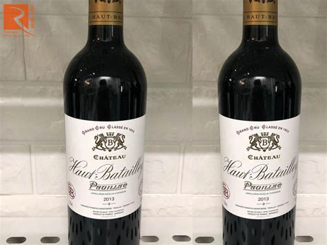 Giá sale 1 850 000đ Rượu Vang Pháp Chateau Haut Batailley Pauillac