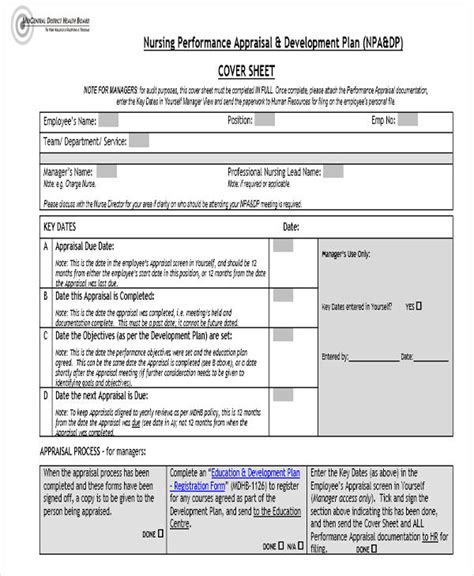 Performance Development Plan Template 10 Free Word Pdf Format Download