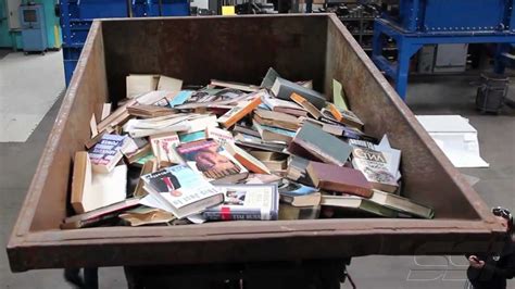 PAPER SHREDDING: Books (D) - YouTube