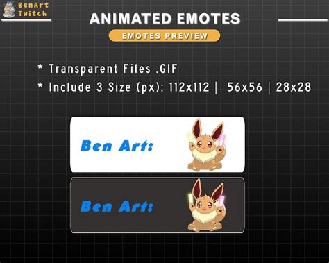 Animated Twitch Emote Eevee Cheering Cute Pokemon Twitch Emotes Cute Emotes For Youtube