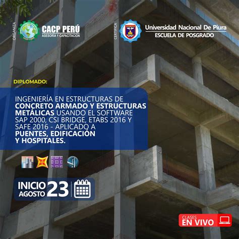 CACP Perú Diplomado Ingeniería En Estructuras De Concreto Armado Y