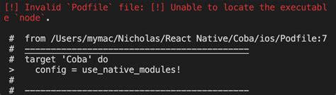Javascript I Have An Issues With Running In IOS React Native Stack