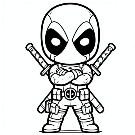 30 Deadpool Ausmalbilder Kostenlos Zum Ausdrucken Pdf