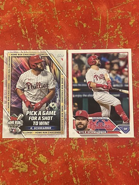 2023 Topps Series 2 Kyle Schwarber Home Run Challenge Hrc19 And Base 466