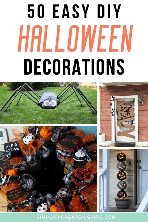 Easy DIY Halloween Decorations For Indoors Outdoors Simplify Create Inspire