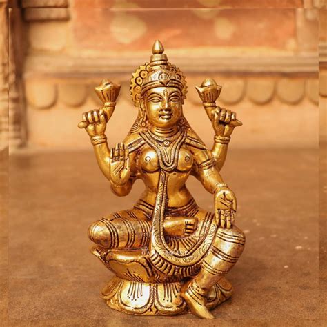 8 Brass Lakshmi Ganesh Statue Buy Exclusive Brass Statues