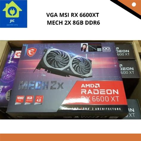 Jual VGA MSI RX 6600XT MECH 2X 8GB DDR6 Shopee Indonesia