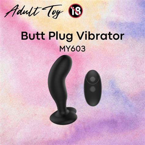 Adult Toy Butt Plug Vibrator With Wireless Remote Control My603