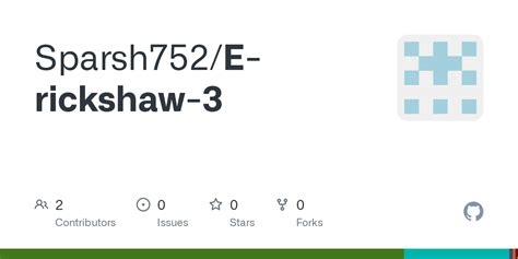GitHub Sparsh752 E Rickshaw 3