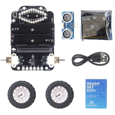 Micro Bit Robot Car Kit Obstacle Avoidance Graphic Grandado