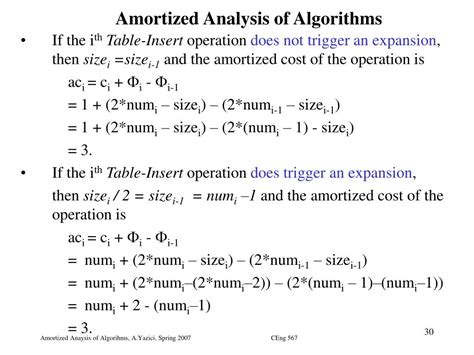 Ppt Amortized Analysis Of Algorithm S Powerpoint Presentation Free