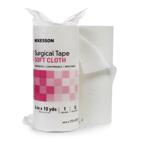 Mckesson Surgical Tape Perforated Cloth Medical Tape 6 In X 10 Yd 1