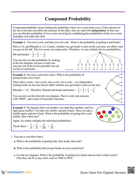Probability Of Compound Events Worksheets 2024 Worksheets Library