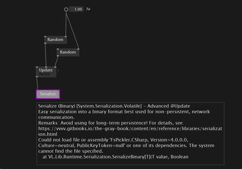 Error With Serialize Binary And Json Bug Forum