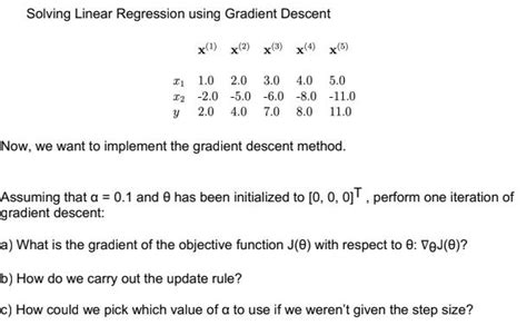 [solved] Solving Linear Regression Using Gradient Solutioninn