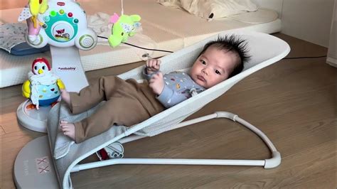 D84 베이비뵨 바운서 사용법 A 용용이 Youtube