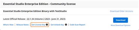 Licensing Faq Get The License Key Syncfusion®
